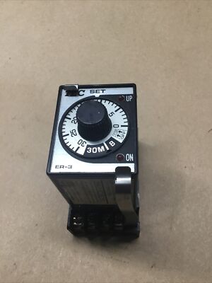 TEC Multi Range Time Delay Relay Type ER-31B Timer 0-30 3S-30M #707K115 ...