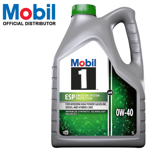 MOBIL 1 ESP X4 0W-40 FULLY SYNTHETIC ENGINE OIL 5L PORSCHE C40 MB229.52 ...