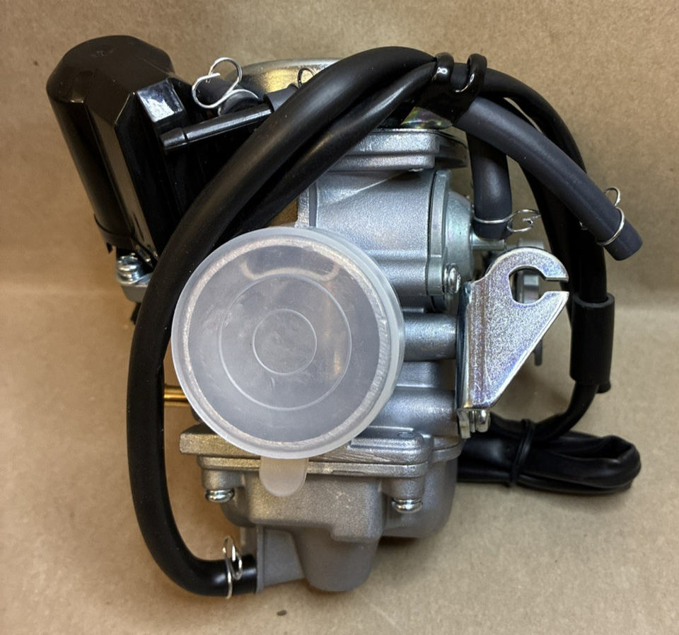 PD24J Carburetor for GY6 125cc 150cc 4- Stroke 152QMI 157QMJ Engine ...