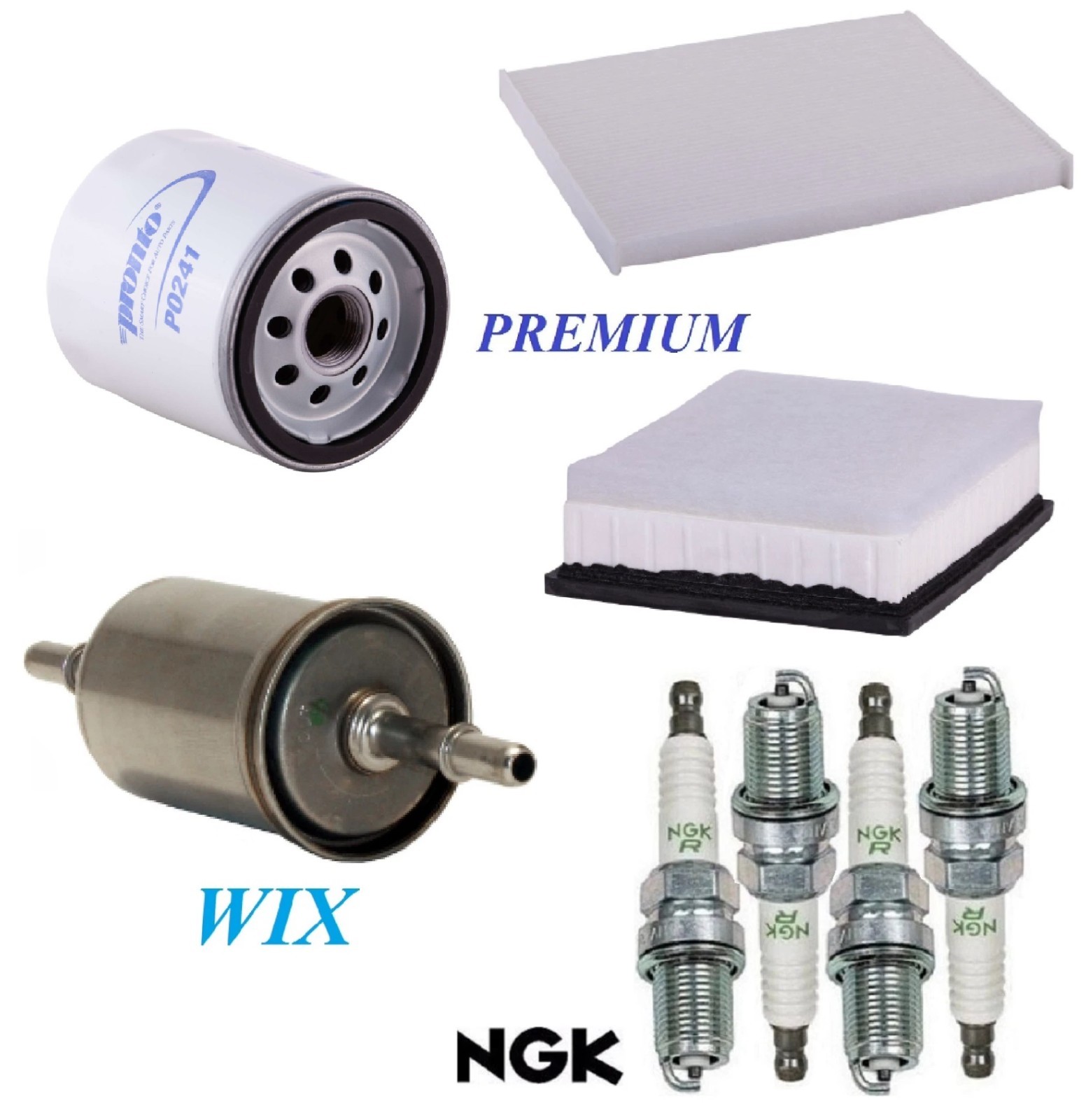 Tune Up Kit Filters Spark Plugs For FORD EDGE L4 2.0L 2020-2024 | eBay