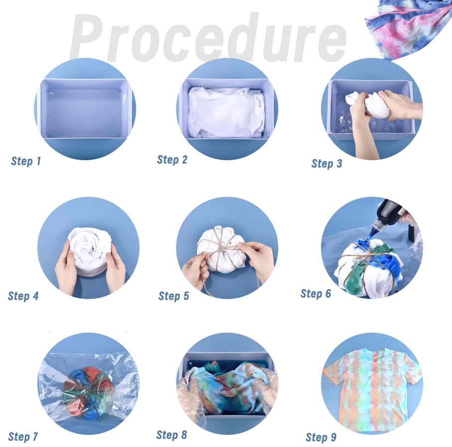 10g Fabric Dye Powder for Cotton Nylon Tie-Dye Clothes Color Repair ...
