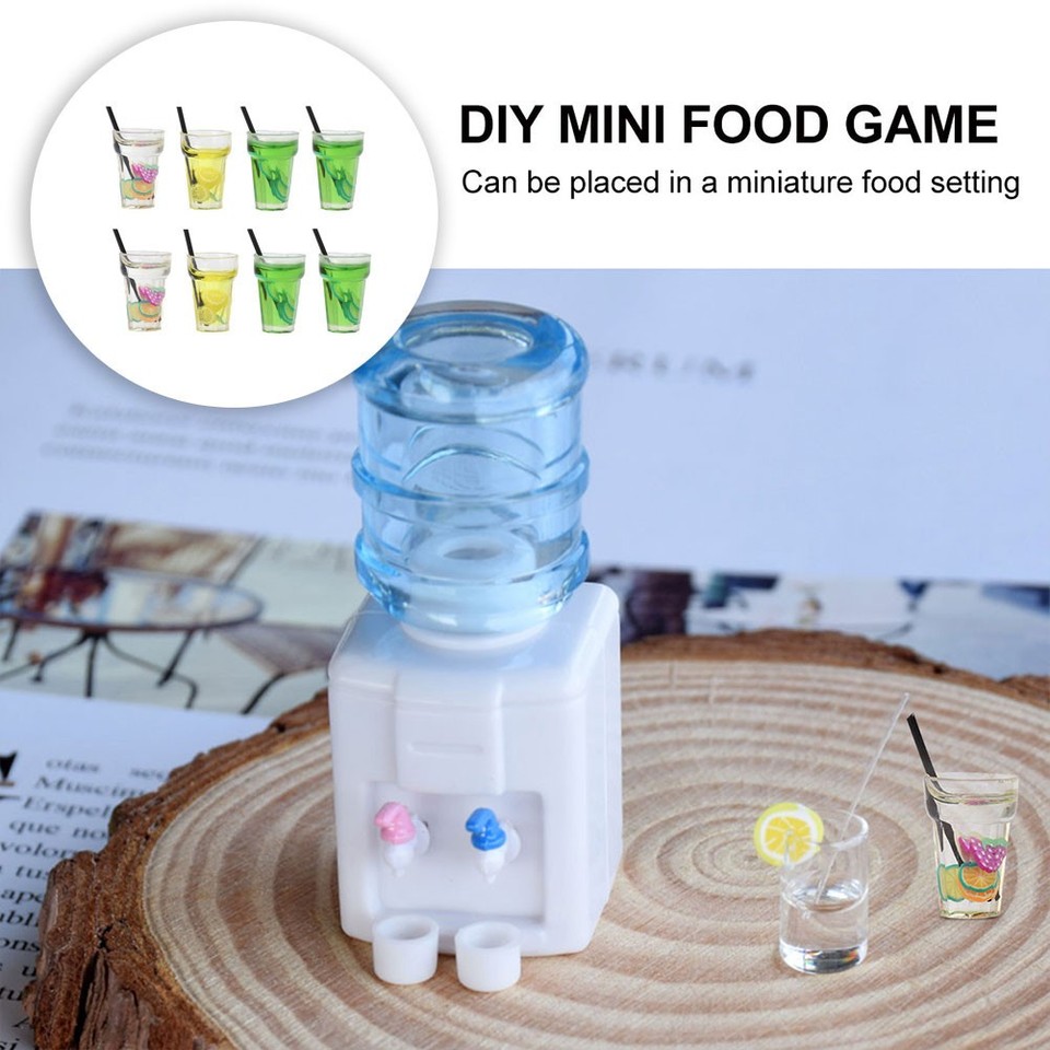 8 Pcs Mini Dollhouse Food Decorative Accessories Landscape Ornaments ...