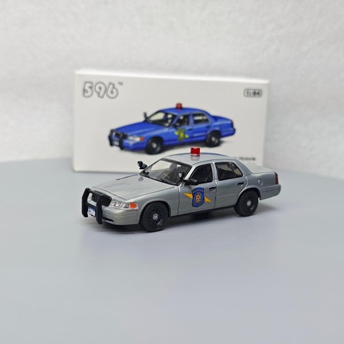 596 1:64 Ford Crown Victoria Michigan State Police Chase Varnish Car | eBay