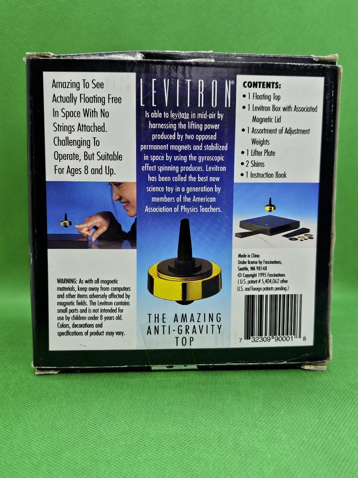 Levitron, The Amazing Anti-Gravity Top, ein physikalisches Spielzeung ...