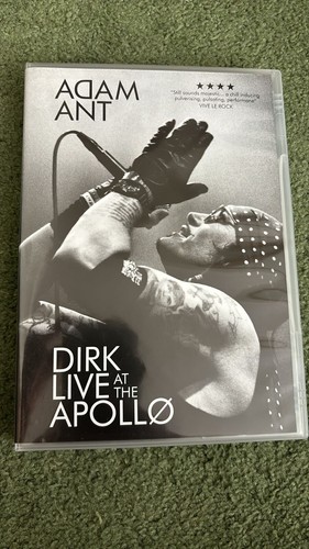 Adam Ant - DIRK AT THE APOLLO - DVD - VERY RARE | eBay UK