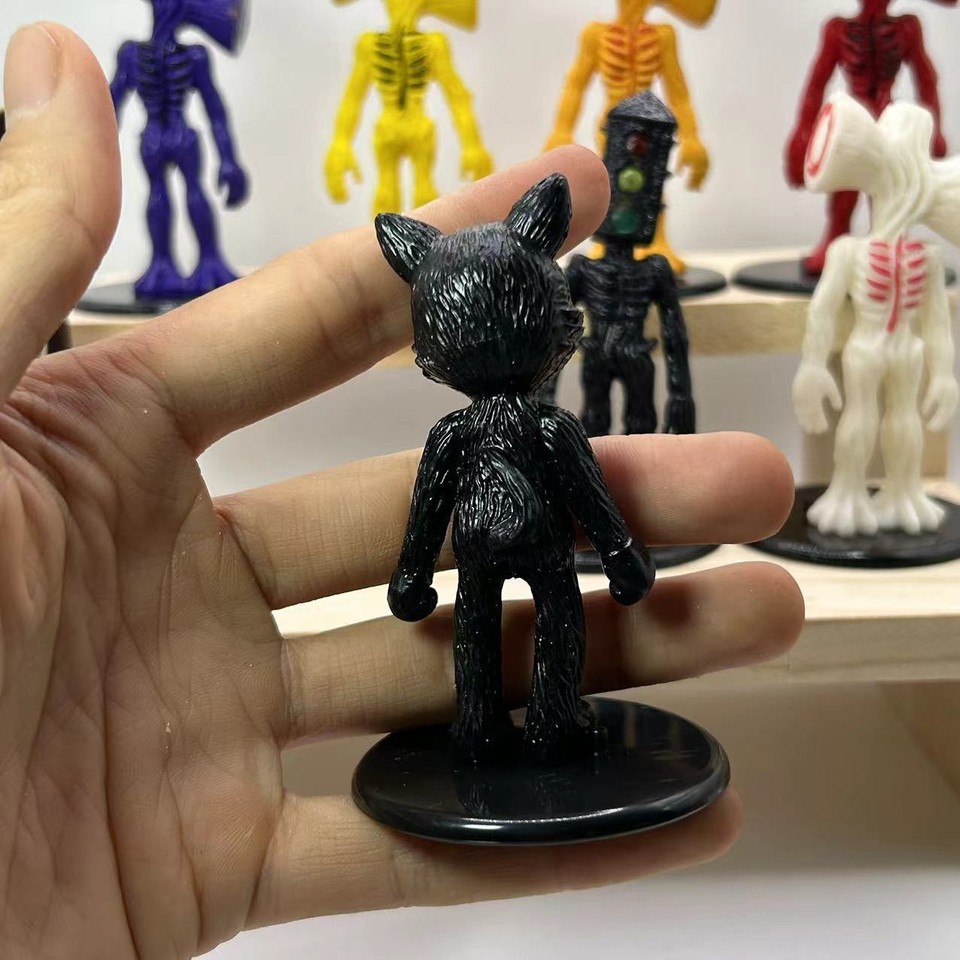 8PCS Siren Head Toys Action Figure Sirenhead Figure Horror Model Doll ...