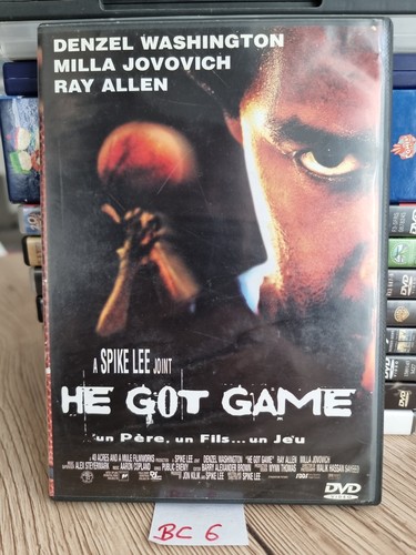 DVD - HE GOT GAME - Denzel Washington/Milla Jovovich/Ray Allen - Spike ...