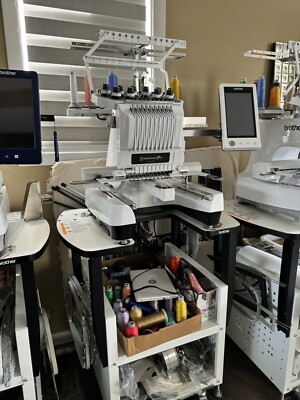 Brother Entrepreneur Pro PR1000e *10 needle embroidery Machine Lots Of ...