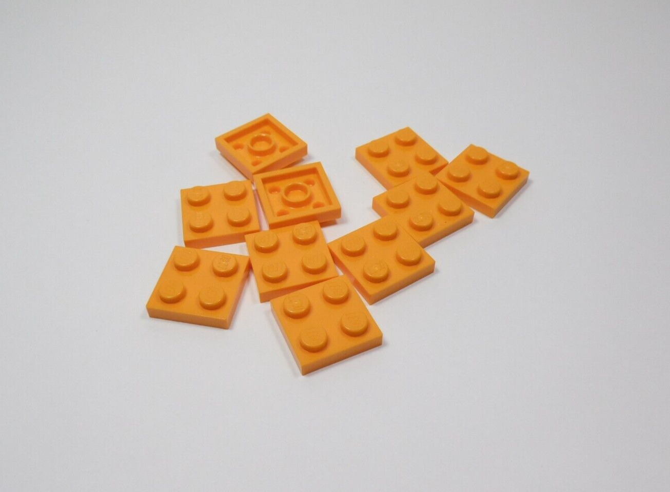 LEGO Lot of 10 Orange 2x2 Plates F7 | eBay