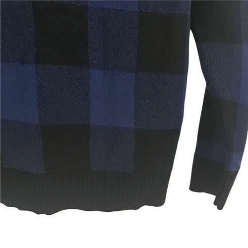 American Rag Sweater Mens Medium Blue Cotton Check | eBay