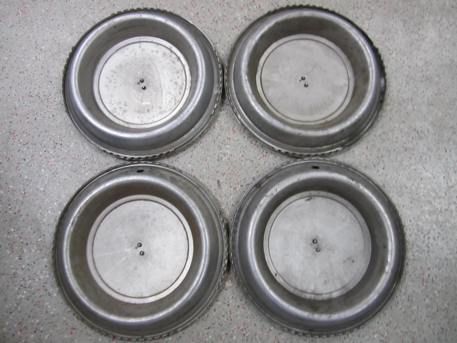 Set (4) 1973 15" Cadillac DeVille Stainless Wheel Covers Hubcaps ...