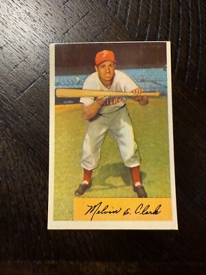 1954 BOWMAN BASEBALL CARD #175 MEL CLARK EXMT!!!!!!!!! | eBay