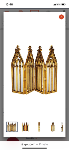 NW GOTHIC TRIFOLD GOLD MIRROR | eBay