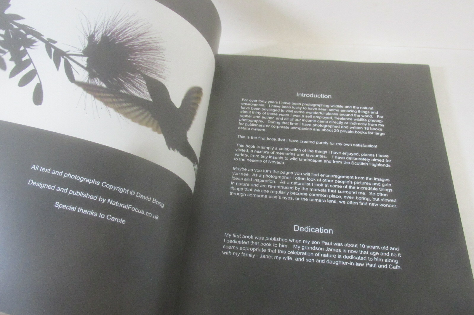 The World of a Wildlife Photographer by David Boag, Signed copy ...