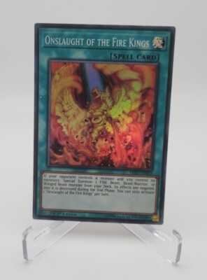 Onslaught of the Fire Kings - Foil - Yu-Gi-Oh! - HISU-EN055 - 1st ...