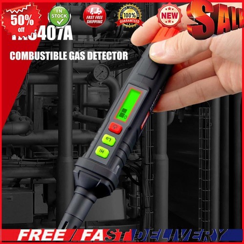 Combustible Gas Detector Pen with Visible Audible Alarm Flammable ...