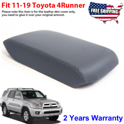Fits 2010 2011 2012-2019 Toyota 4Runner Console Lid Armrest Vinyl Cover ...