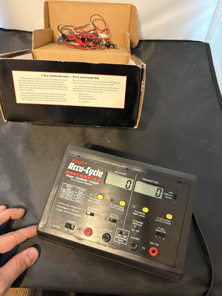 Hobbico RC Parts: Accu-Cycle Pro Series Charger, Conditioner, Analyzer ...