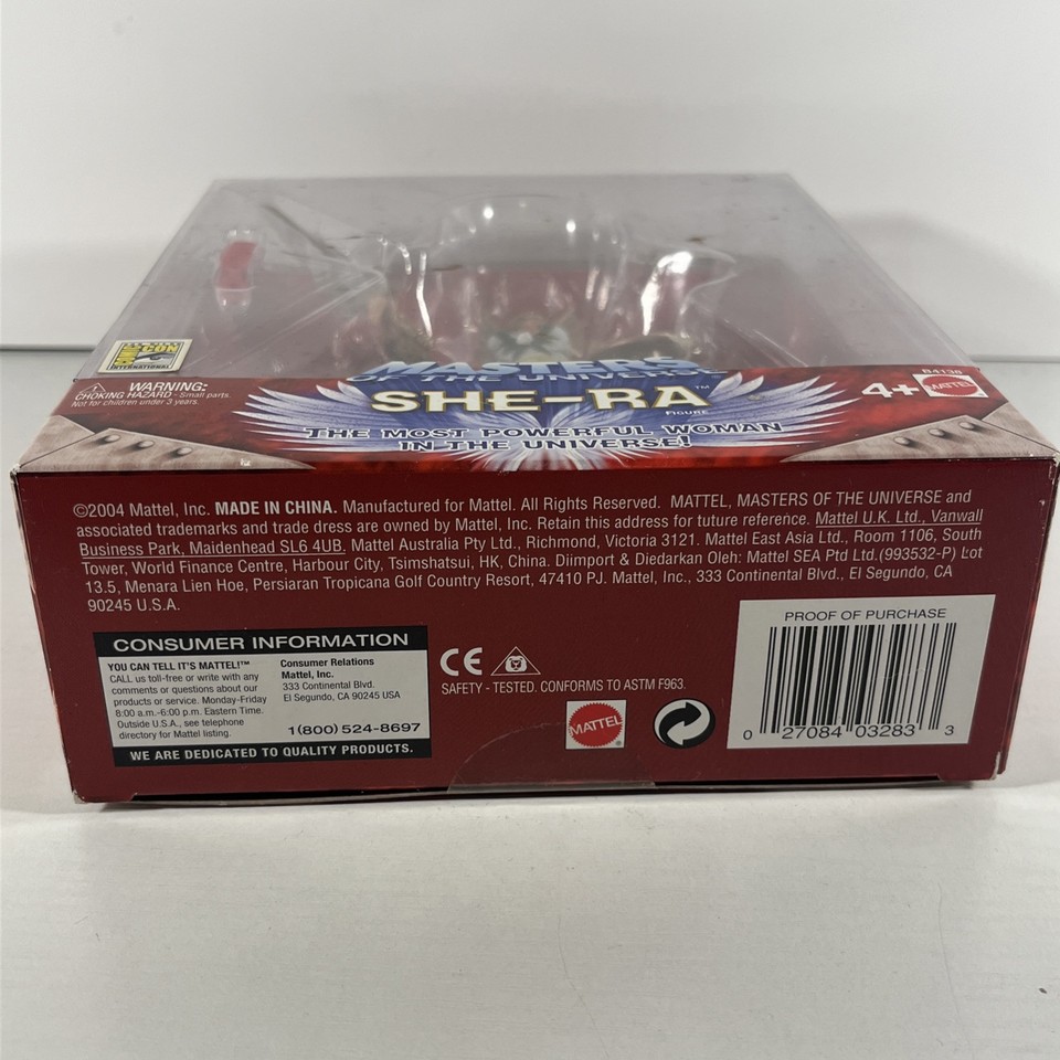 MOTU SHE-RA Masters of the Universe San Diego Comic Con EXCLUSIVE 2004 ...