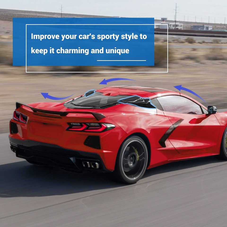 For Corvette C8 Stingray Z51 Z06 ERAY Coupe 2020+ Rear Intake Ports ...