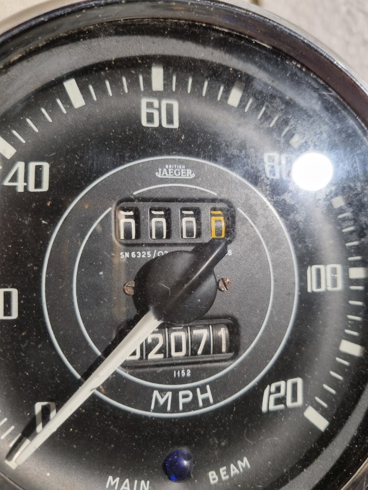 ORIGINAL JAEGER SPEEDOMETER TRIUMPH TR4 TR4A CLASSIC CAR | eBay UK