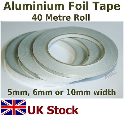 40M length Aluminium Foil Tape, self adhesive, - UK Stock | eBay UK