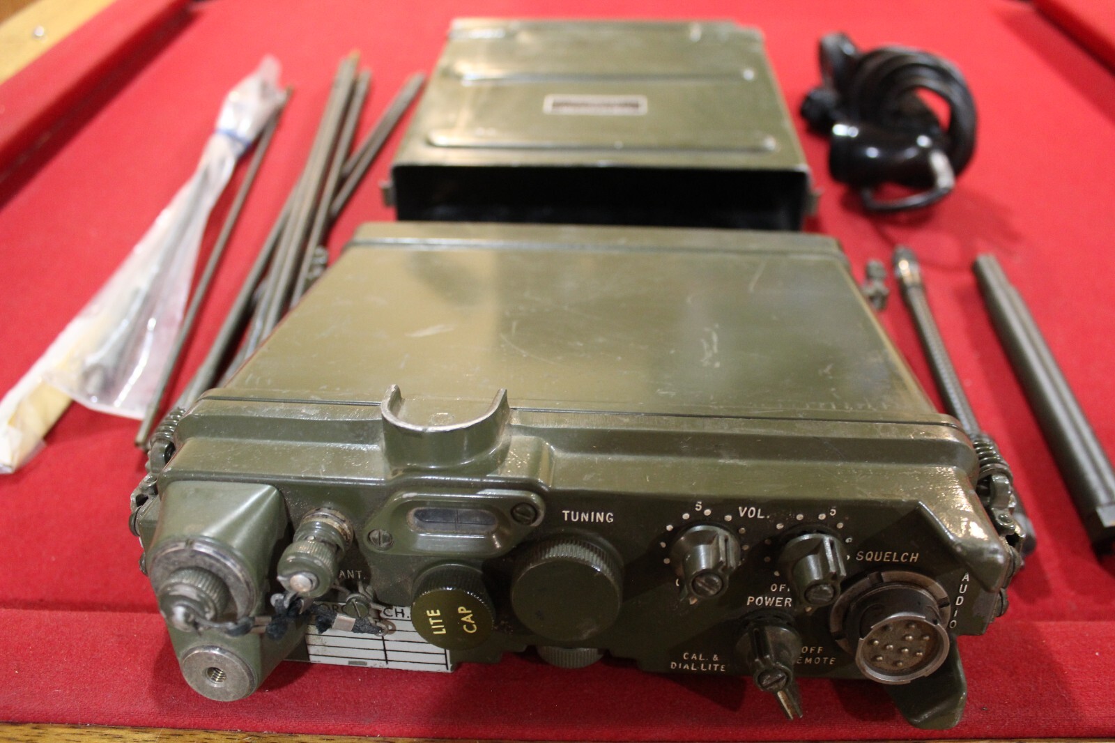 U S ARMY RT-339 PRC 28 RECEIVER TRANSMITTER SIGNAL CORPS ARTILLERY ...