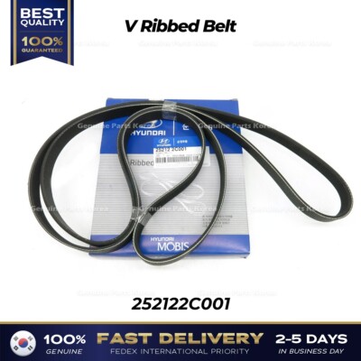 ⭐Genuine⭐ V Ribbed Belt 252122C001 for Hyundai Genesis Coupe | eBay