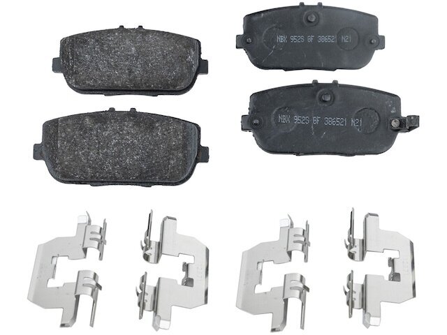 For 2017-2018 Mazda 3 Brake Pad Set Rear Pagid 65196DKCP Pagid Silver ...