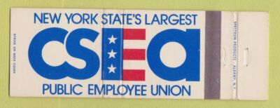 Matchbook Cover - CSEA Public Employee Union New York NY | eBay