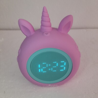 Kids Smiggle Unicorn Purple Alarm Clock Tested and Working Lights And ...