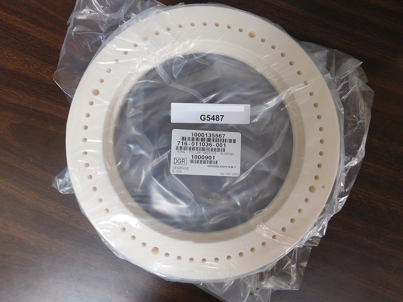 Lam Research 716-011036-001 Alumina Filler Orifice Ring New Surplus | eBay