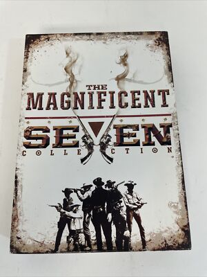 The Magnificent Seven Collection DVD Set 4 Movies Cowboys Westerns ...