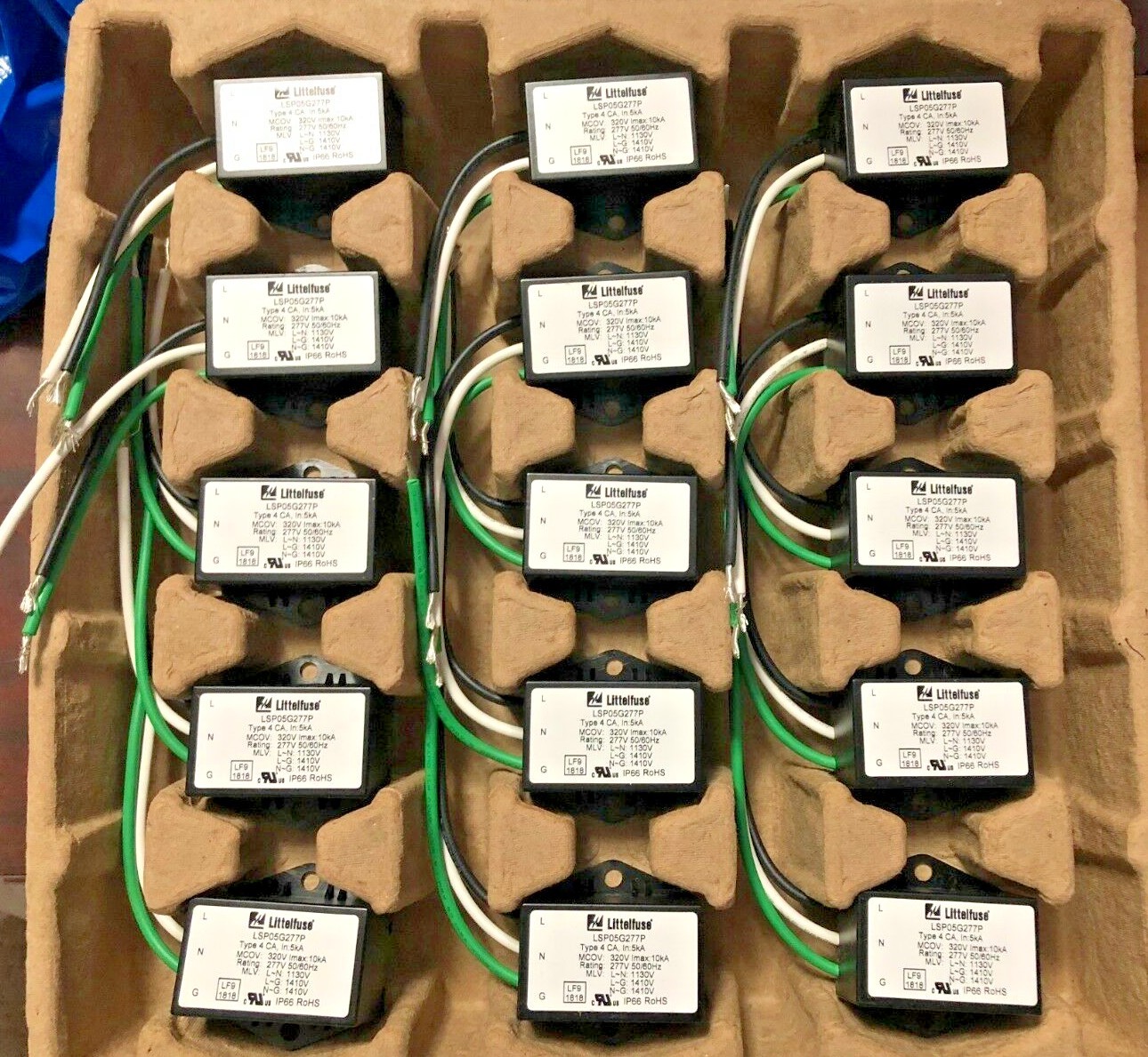 Case/15 New Littelfuse LED Lighting Surge Protection Module Varistor ...