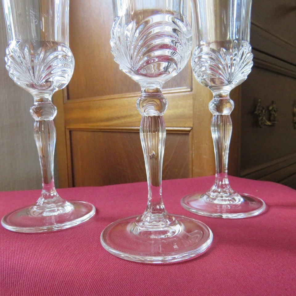 5 Champagnerflöten Aus Kristall Royal Kristall Rock Modell Aurea | eBay