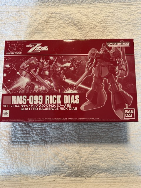 Bandai 1/144 HG Rms-099 4573102605368 Rick Diaz Quattro Vagina Machine ...