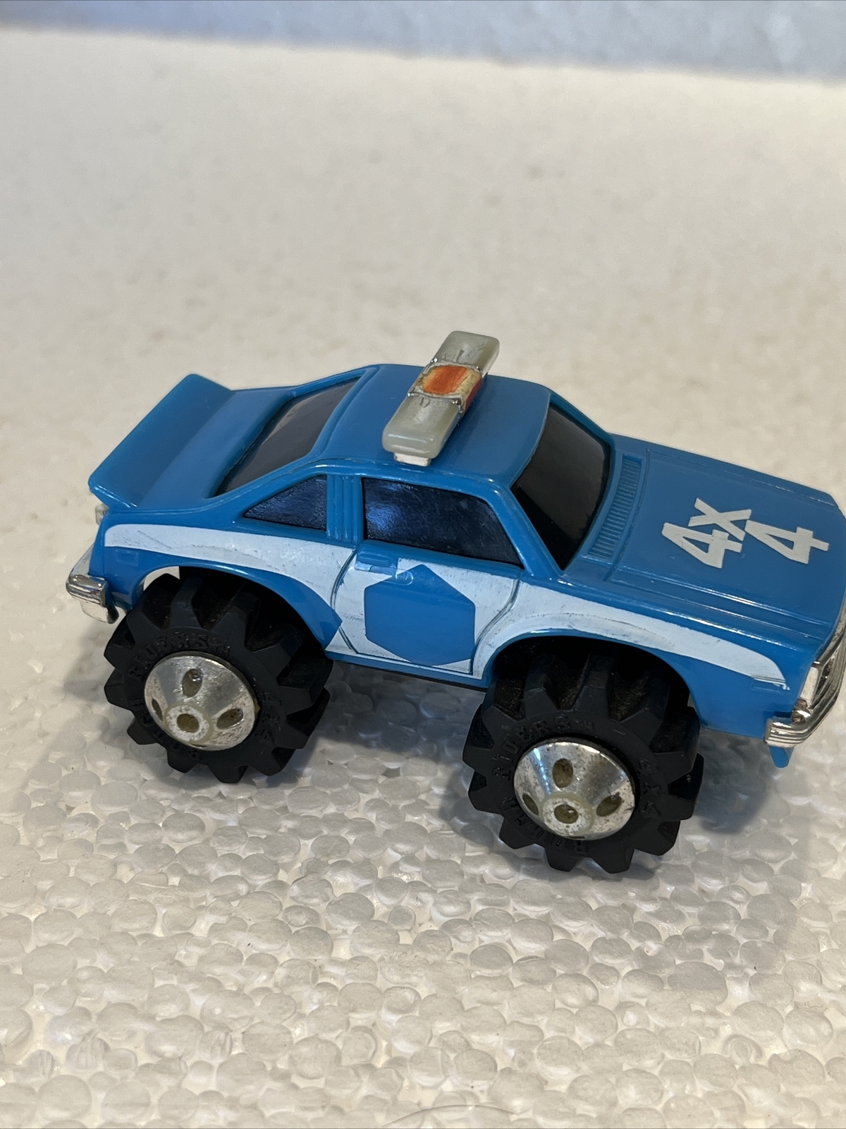 Vintage LJN Toys Rough Riders Stomper 4x4 Blue Police Cruiser Car RARE ...