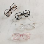 Retro Oversize Square Eyeglass frames Fashion Spectacles Clear lenses ...