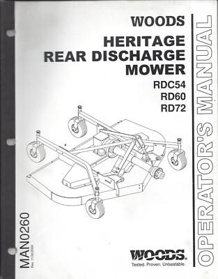 Antique & Vintage Manuals - Woods Manual For Woods