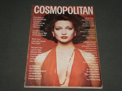 1974 SEPTEMBER COSMOPOLITAN MAGAZINE- POLA COVER BY FRANCESCO SCAVULLO ...