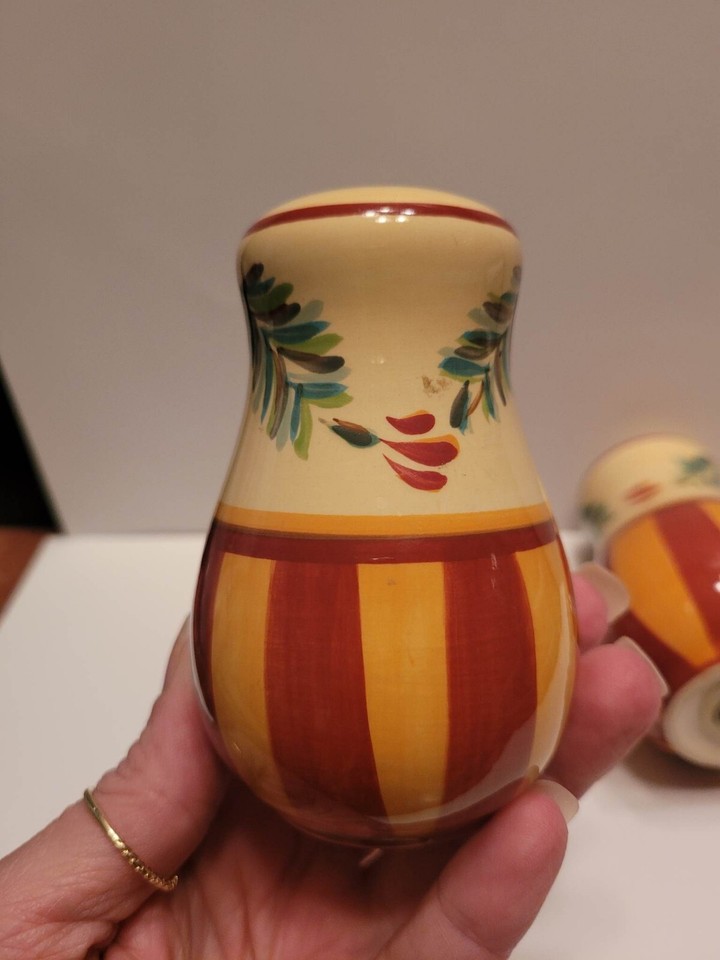 Southern Living at Home Gail Pittman Siena Salt & Pepper Shakers. | eBay