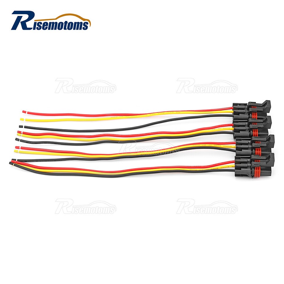 8PCS Pulse Power Plug Connector Pigtail Adapter For Polaris Ranger 1000 ...