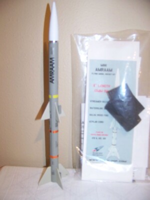 OLLIE-OOP MINI MINI AMRAAM Model Rocket, PRO- Built, Not Flown, NEW | eBay