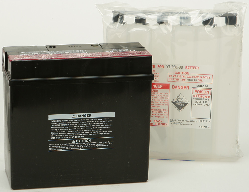 Yuasa Fresh Pack AGM Battery YT19BL-BS BMW R1100R 95-00 | eBay