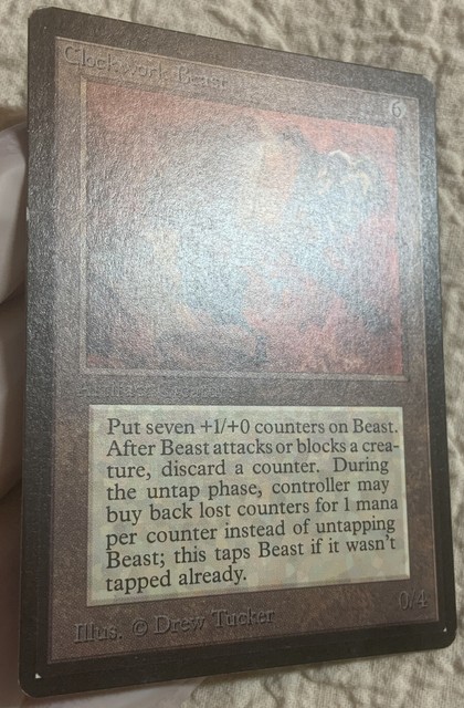 MTG Clockwork Beast Beta Regular Rare for sale online | eBay