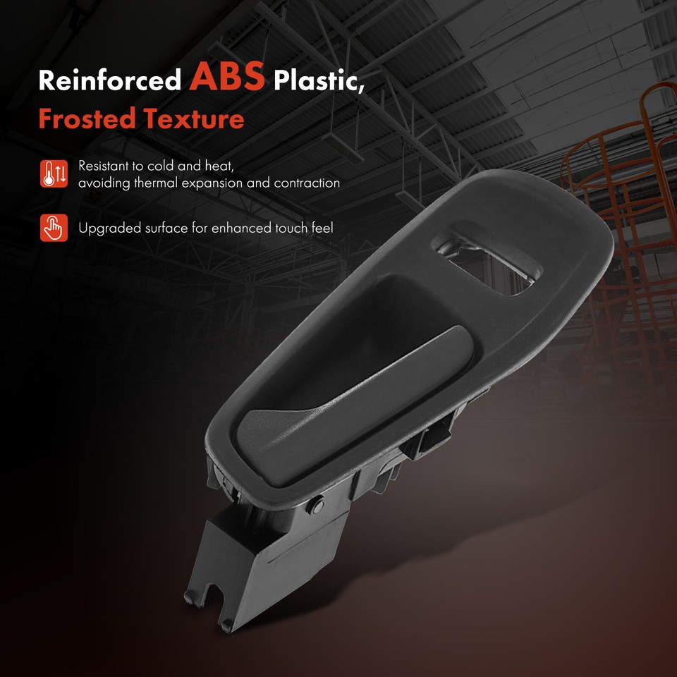 2x Front Black Interior Door Handle with Keyhole for Ford Transit ...