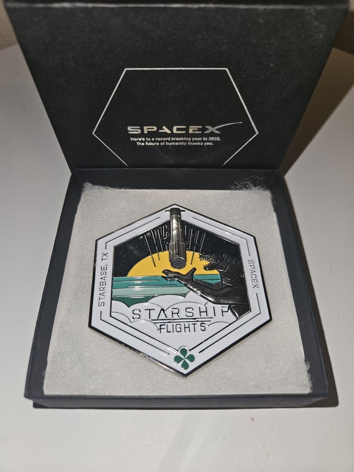 Limited Edition SpaceX Flight 5 Mechazilla Employee Only Coin | eBay