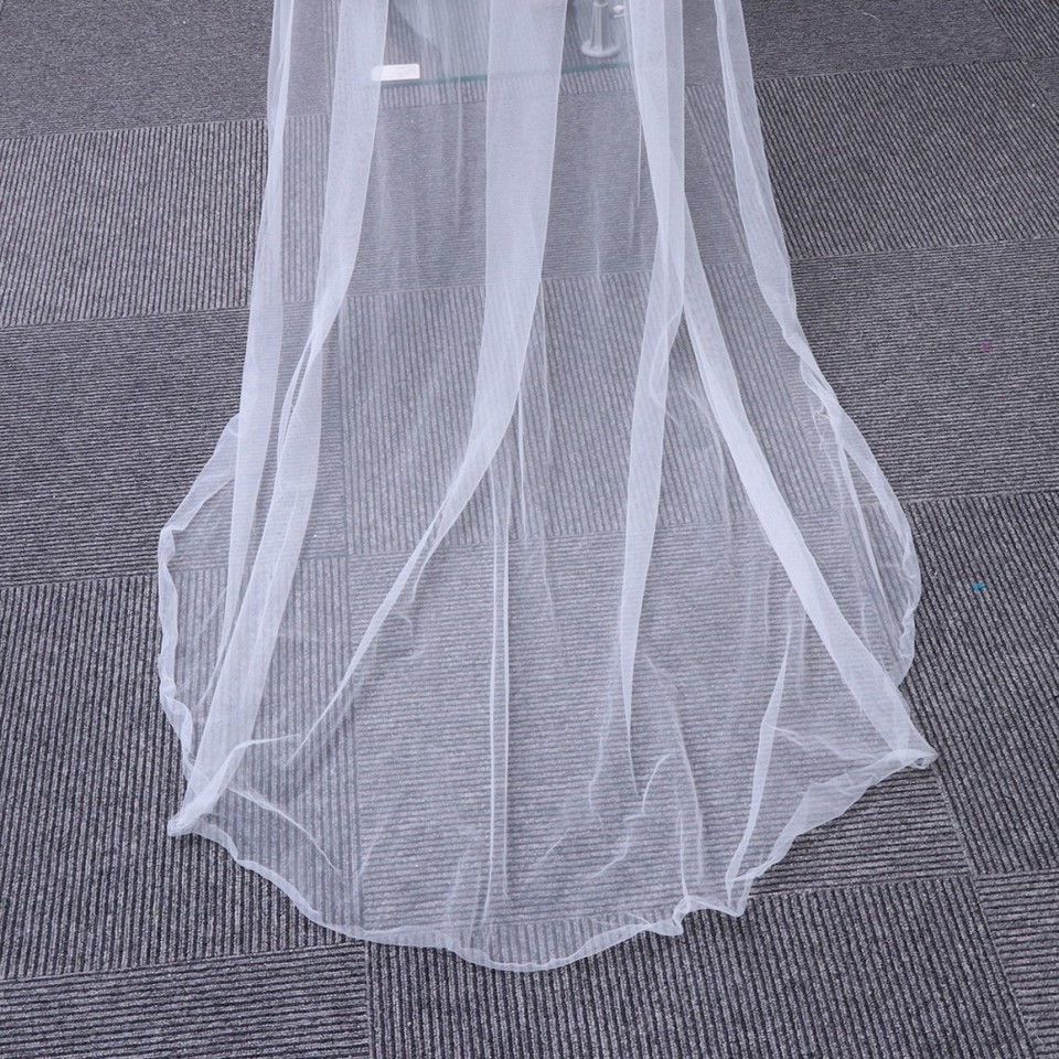 3 M Wedding Bridal Veil with Comb Hair Accessories for Bride | eBay UK