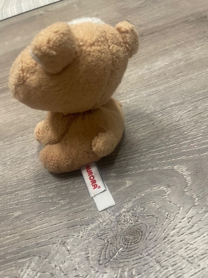 Aurora Tan Dog Stuffed Animal Plush Toy Puppy Cuddle 6 Inch | eBay