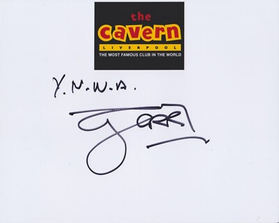 Gerry Marsden HAND SIGNED 8x10 Photo, Gerry And The Pacemakers ...